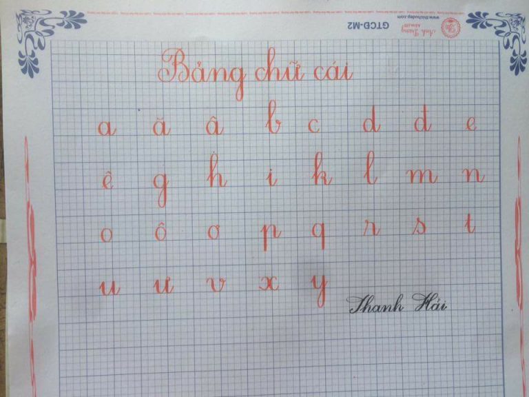 Những mẫu chữ in hoa đẹp, sáng tạo được nhiều người yêu thích